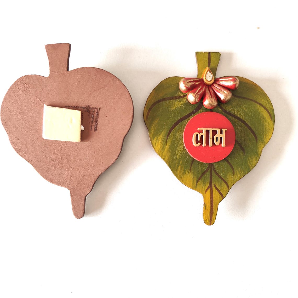 Asopalav Shubh Laabh Temple Decoration Wall Sticker | Set of 2 ...