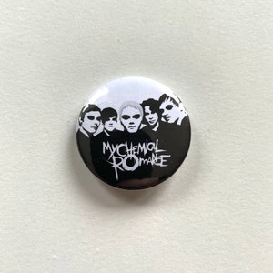My Chemical Romance MCR Inspired 32mm Pin Button Badge Rock Emo Badges ...