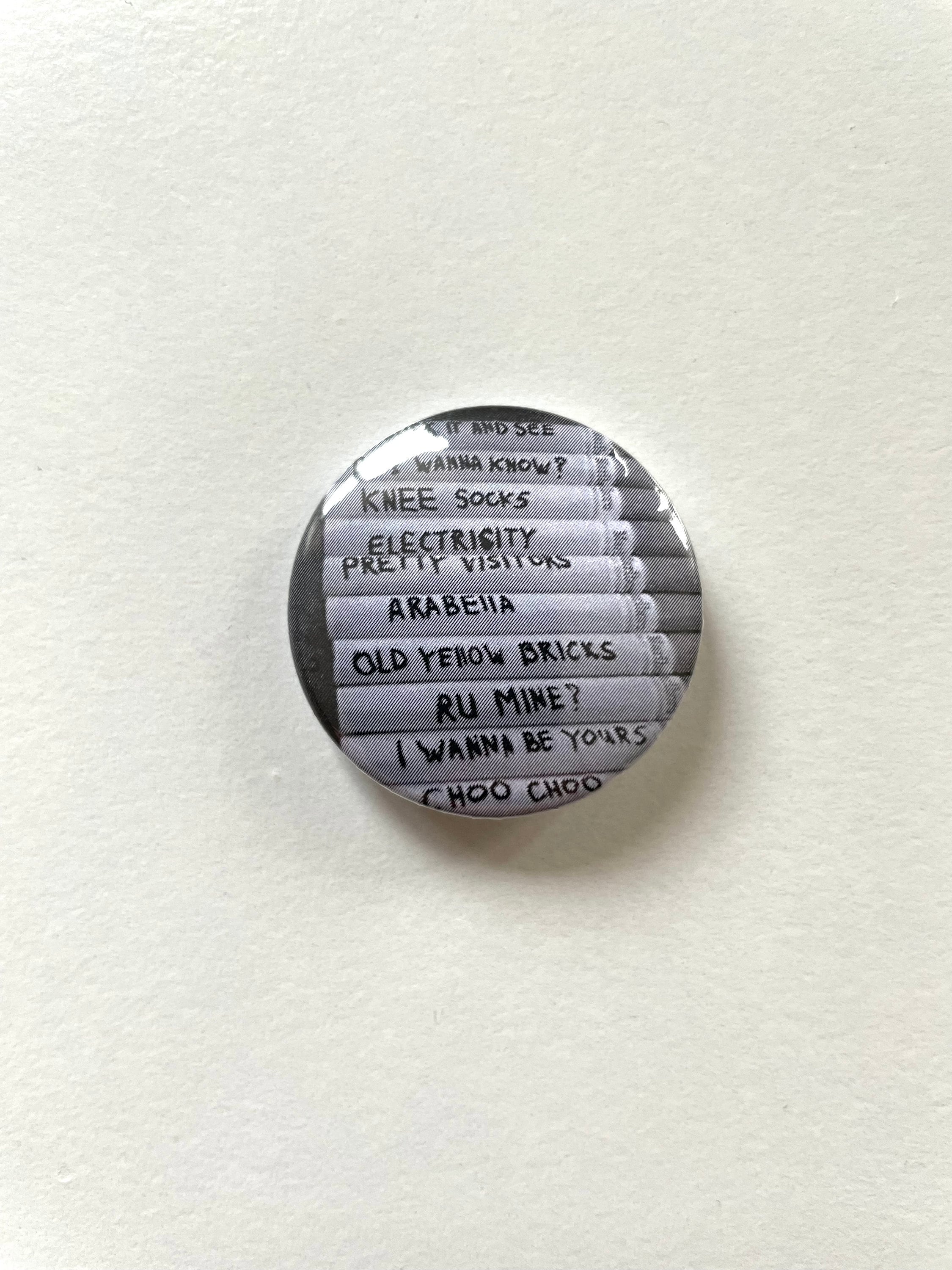 Arctic Monkeys Inspired 32mm Pin Button Badge Rock Indie - Etsy UK