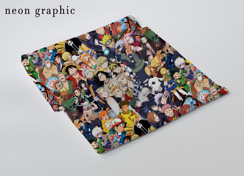 Anime Seamless Patterns, High Definition File, High Resolution File ...