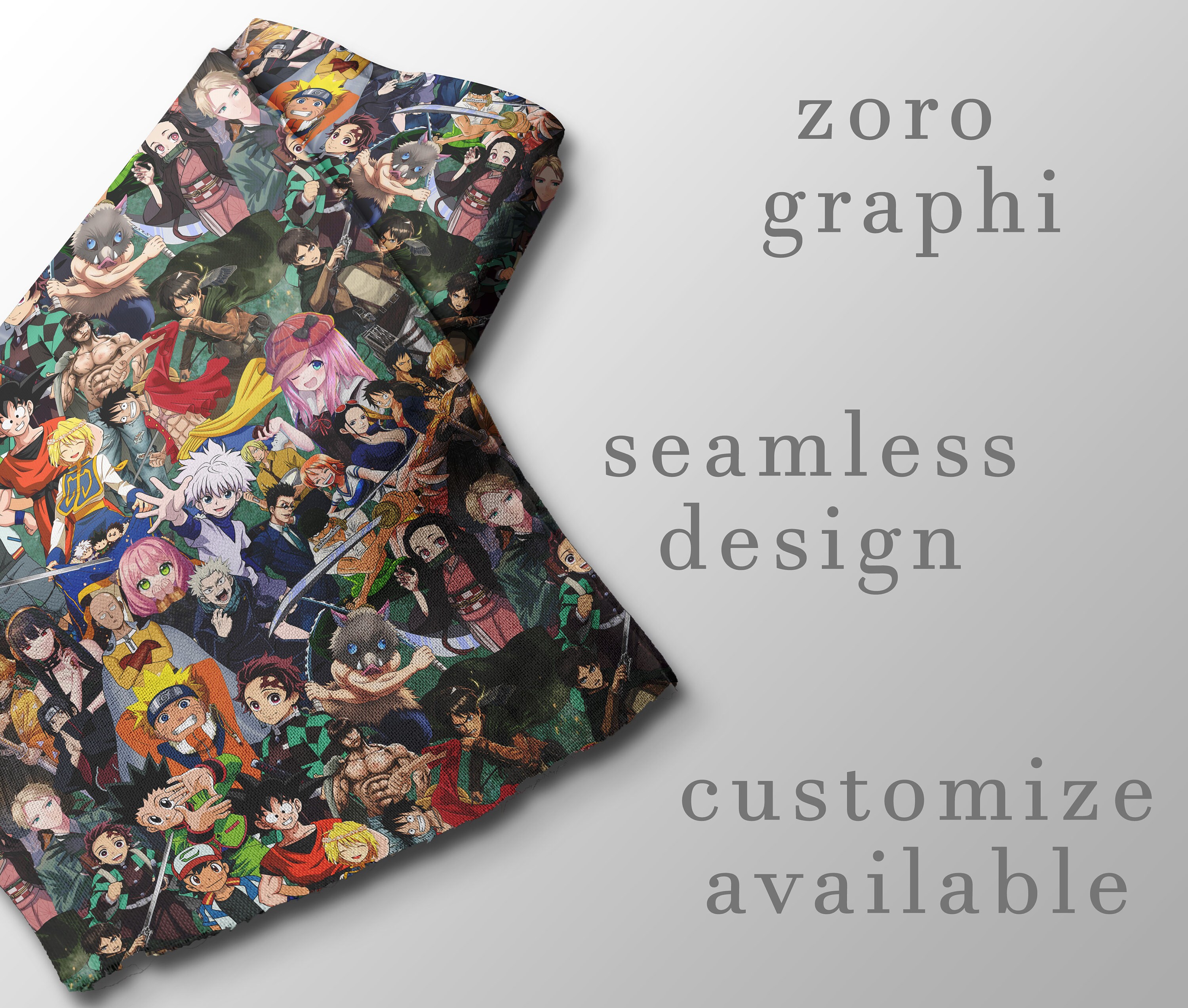 Anime Seamless Patterns High Definition File High Resolution - Etsy