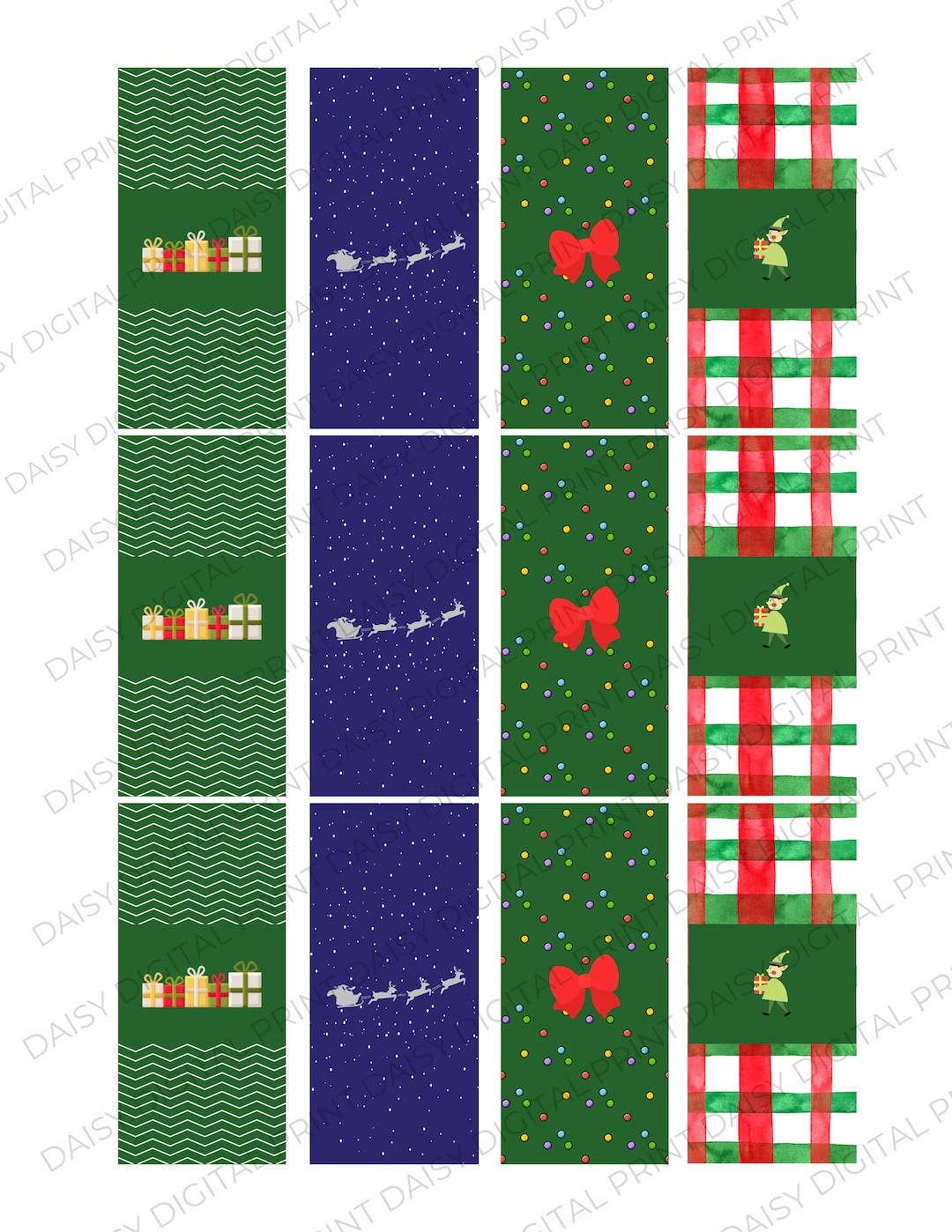 Instant Digitable Printable, Christmas Candy Wrappers, Hershey ...