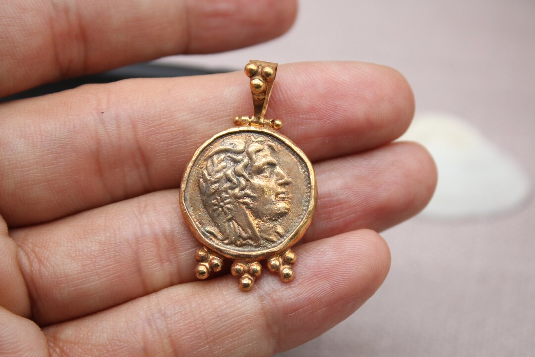 Paphlagonia, Amastris Ancient Greek Coin Silver Pendant Vintage Pendant ...