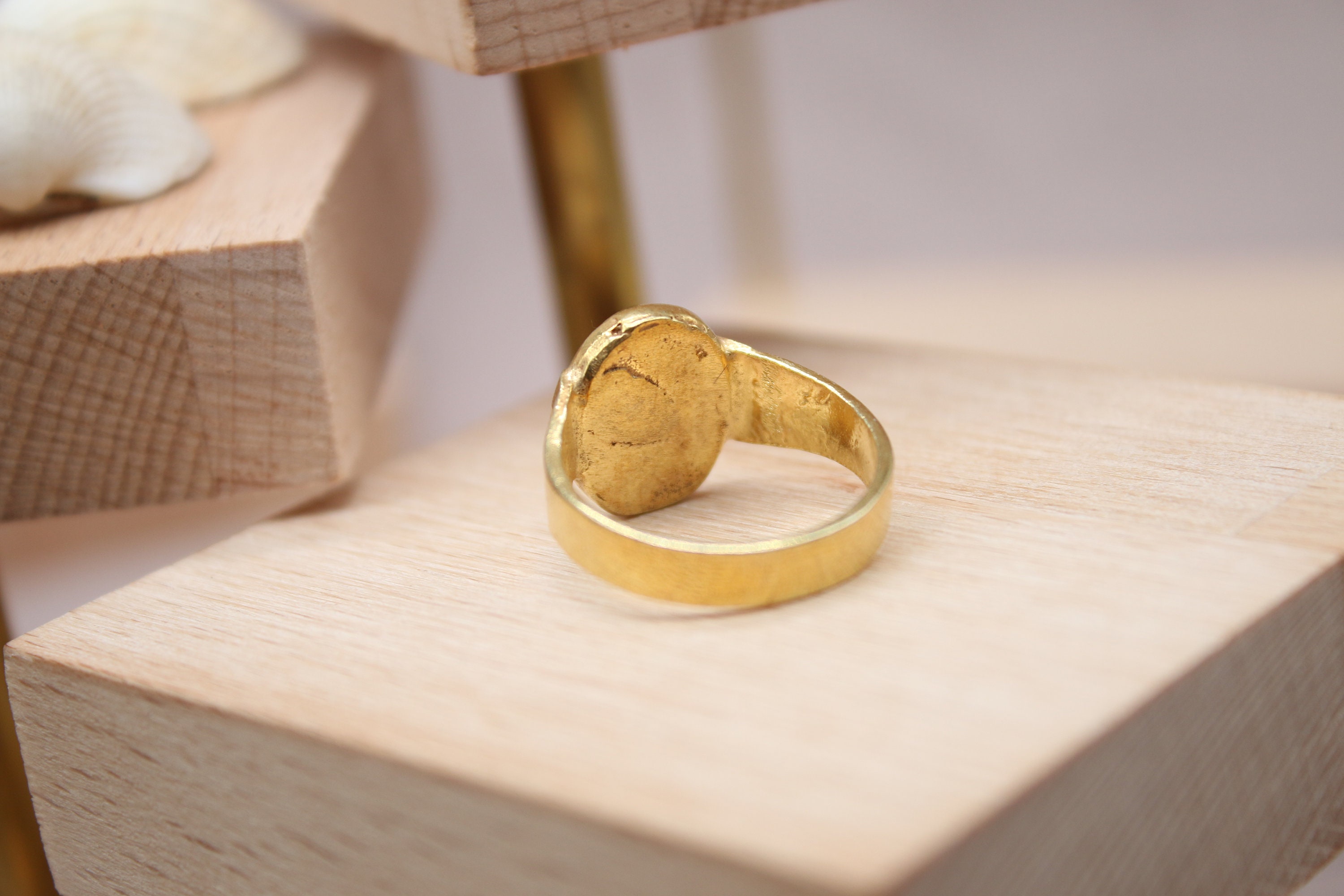 Medieval Devil Dancing Symbol Silver Signet Ring Vintage Ring - Etsy ...