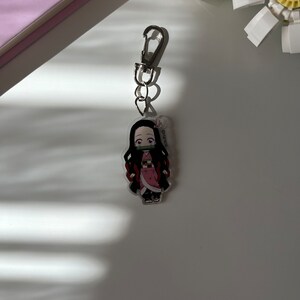 Demon Slayer Chibi Acrylic Keychains and Bag Decoration Charm | Zenitsu ...