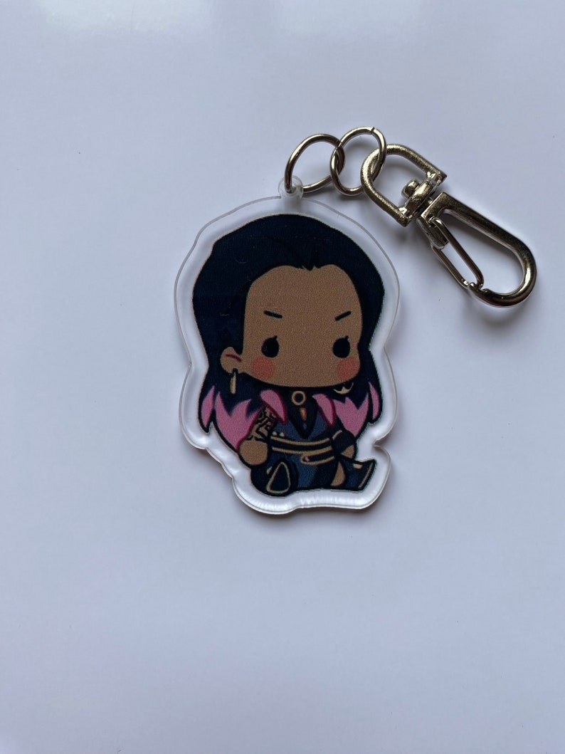 Valorant Chibi Acrylic Keychains and Bag Decoration Charms Agents Sage ...