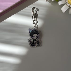 Demon Slayer Chibi Acrylic Anime Keychains and Bag Decoration Charm ...