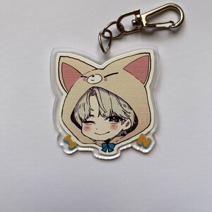 Stray Kids Kpop Chibi Acrylic Keychains | Bag Decoration Charms | Felix ...