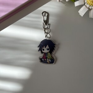 Demon Slayer Chibi Acrylic Anime Keychains and Bag Decoration Charm ...
