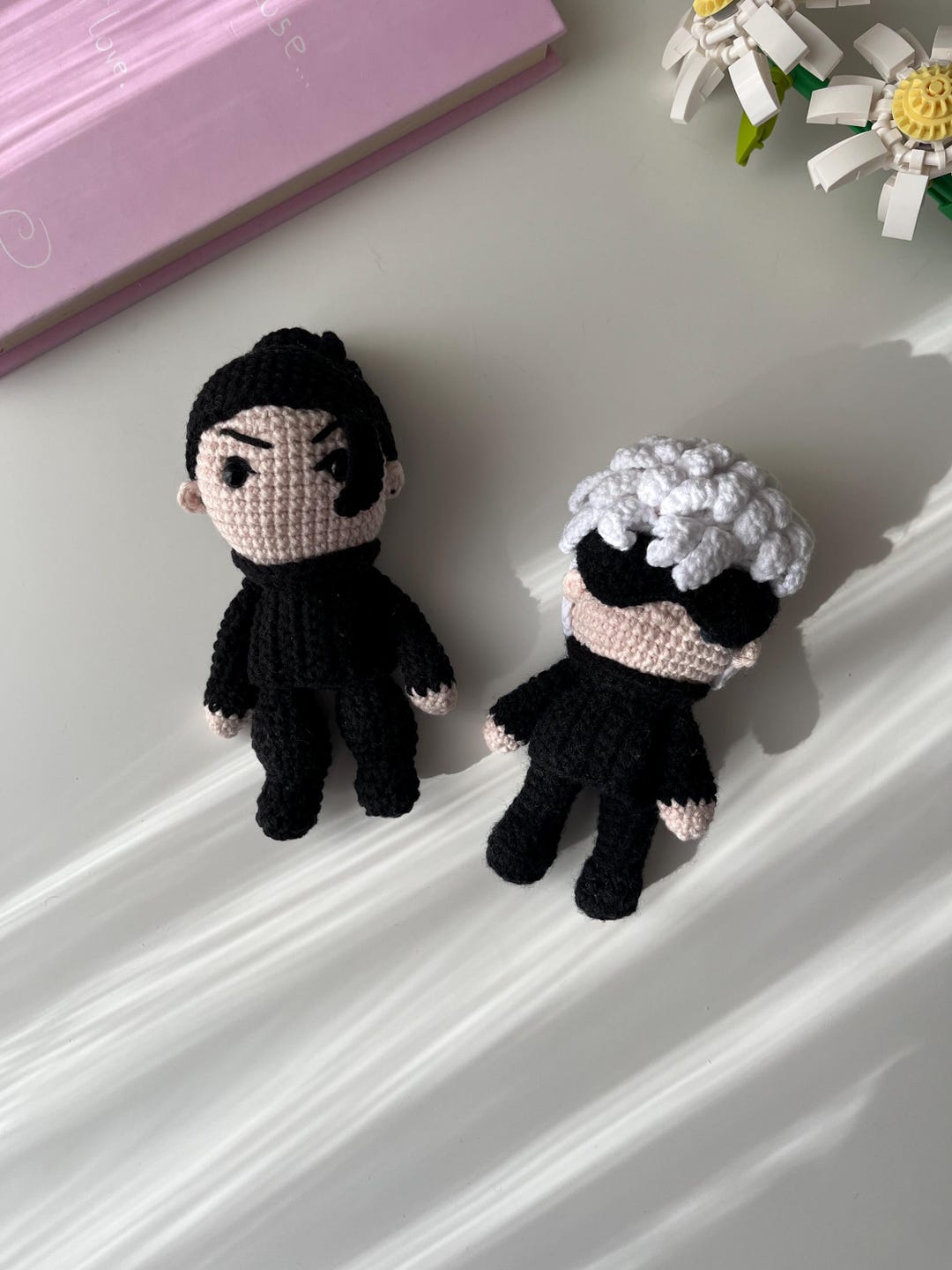 Handmade Jujutsu Kaisen Crochet Doll: Gojo Satoru & Geto Suguru - Etsy