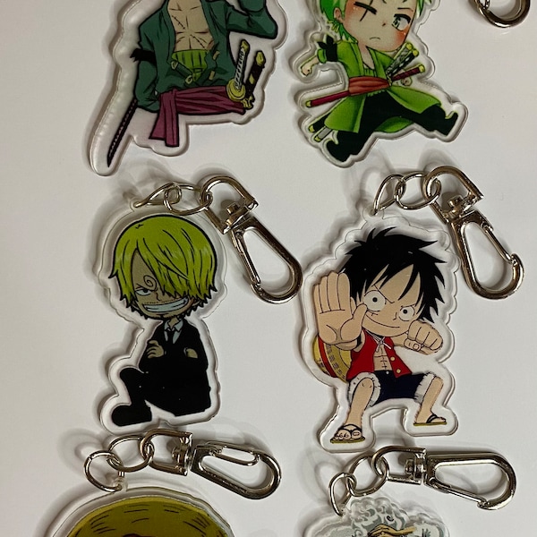 Luffy Gear 5 Keychains - Etsy