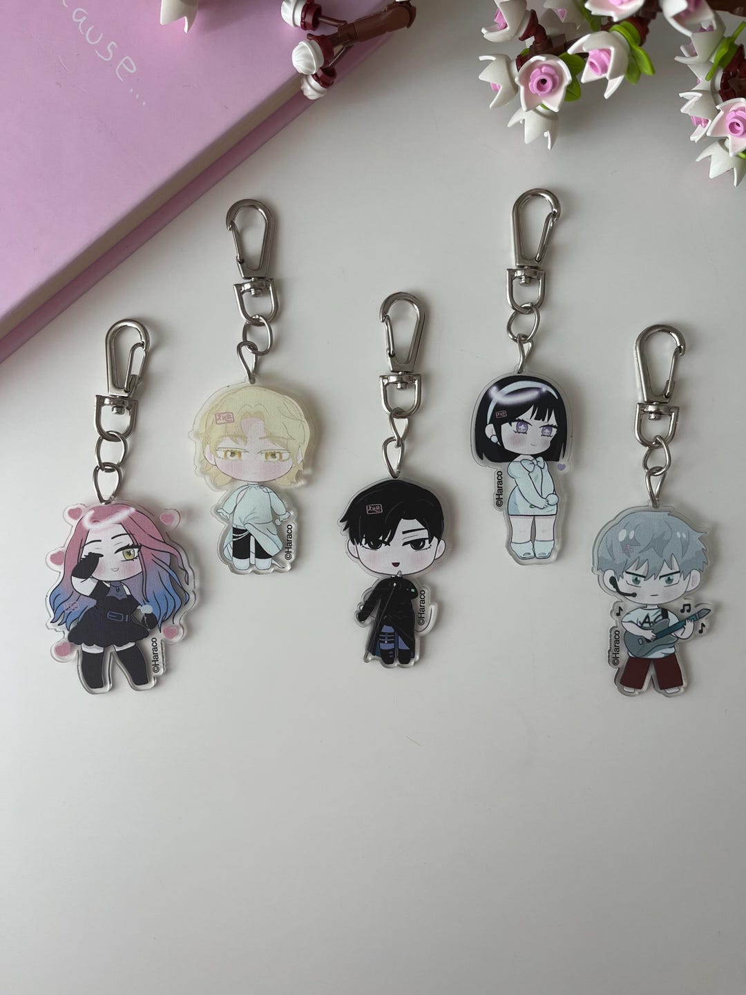 Alien Stage Anime Chibi Acrylic Keychains and Bag Decoration Charms ...