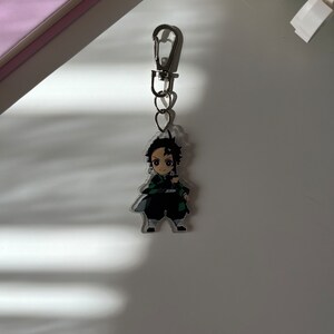Demon Slayer Chibi Acrylic Keychains and Bag Decoration Charm | Zenitsu ...