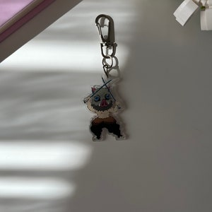 Demon Slayer Chibi Acrylic Keychains and Bag Decoration Charm | Zenitsu ...