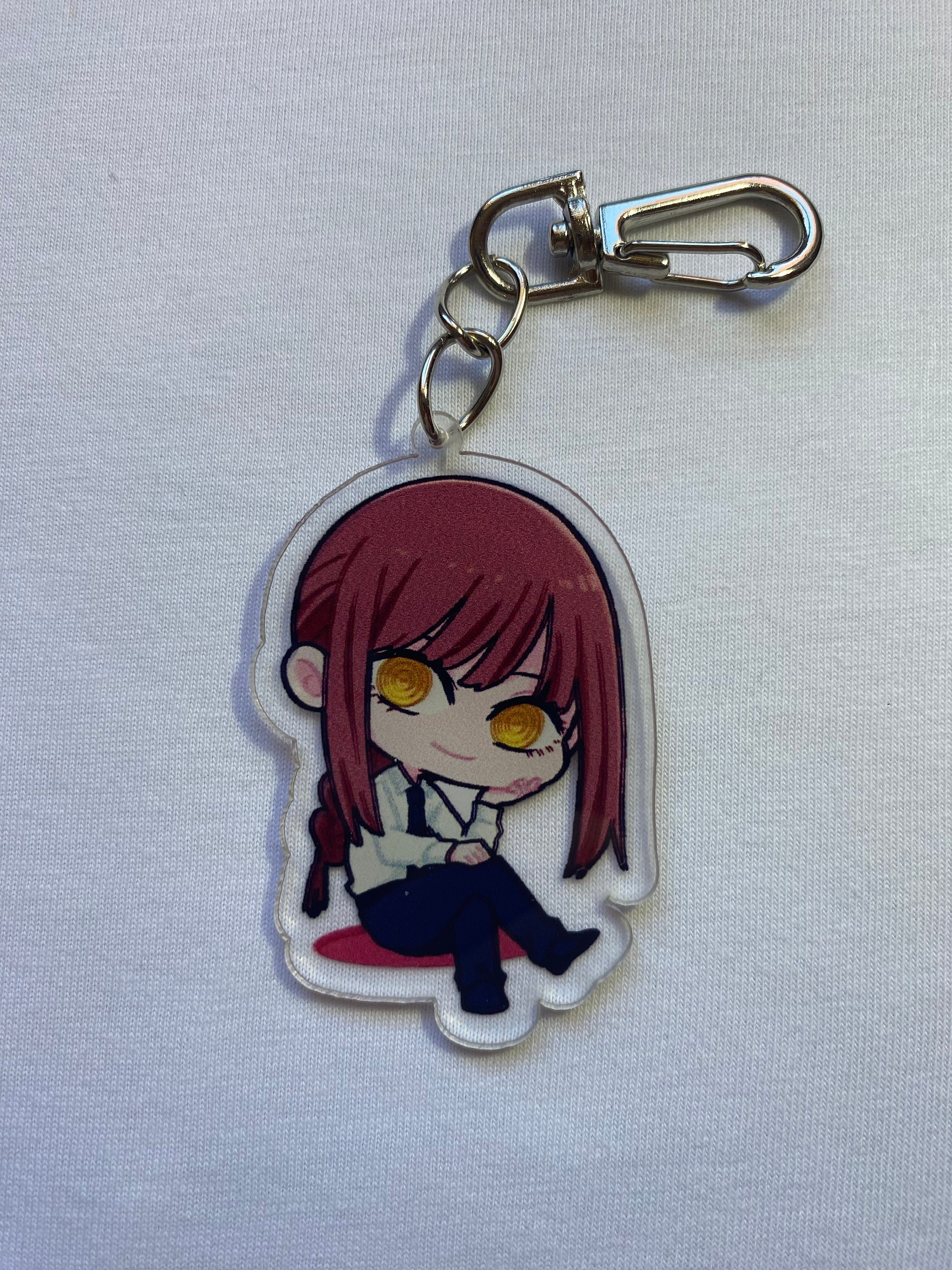 Chainsaw Man Anime Chibi Acrylic Keychains and Bag Decoration Charms ...