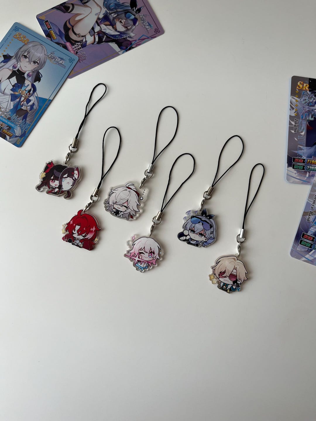 Honkai Star Rail Chibi Acrylic Charm: Sparkle, Argenti, Aventurine - Etsy