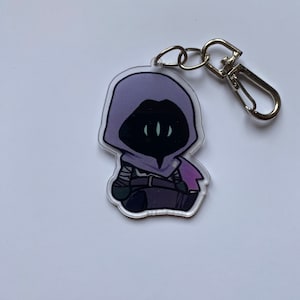Valorant Chibi Acrylic Keychains and Bag Decoration Charms Agents Sage ...