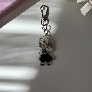 Demon Slayer Chibi Acrylic Keychains and Bag Decoration Charm | Zenitsu ...