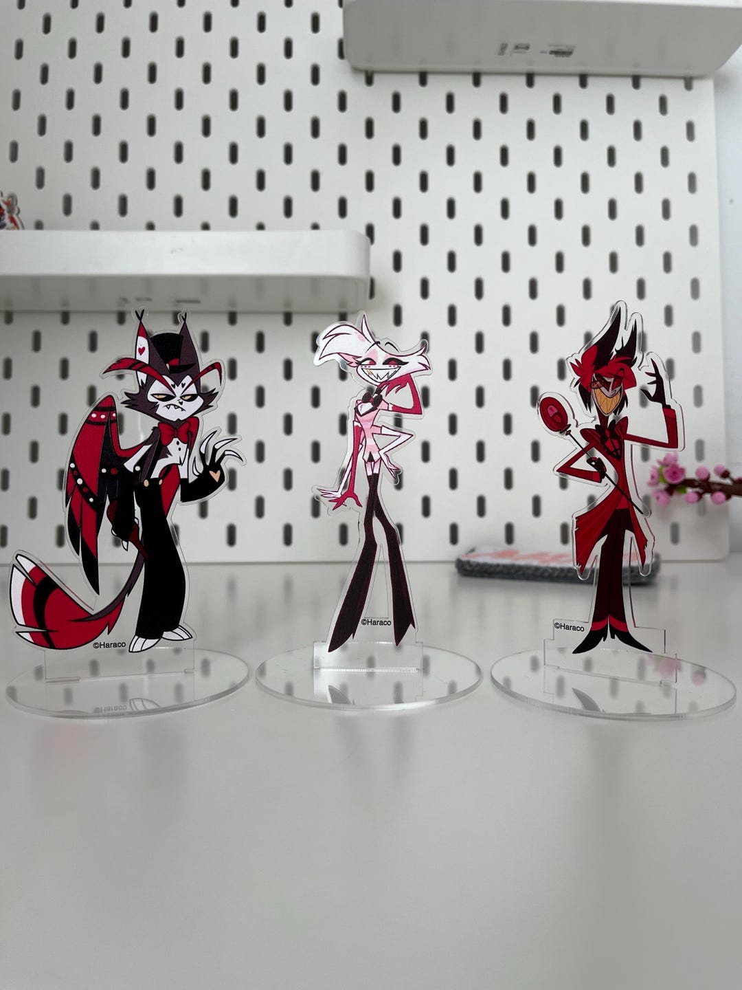 Hazbin Hotel Anime Acrylic Standee: Alastor, Angeldust, Husk - Etsy