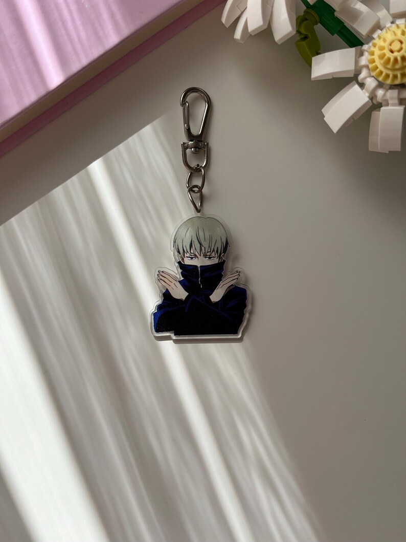Jujutsu Kaisen Anime Chibi Anime Acrylic Keychains and Acryclic Bag ...