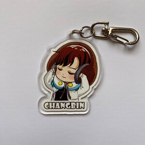 Stray Kids Kpop Chibi Acrylic Keychains | Bag Decoration Charms | Felix ...