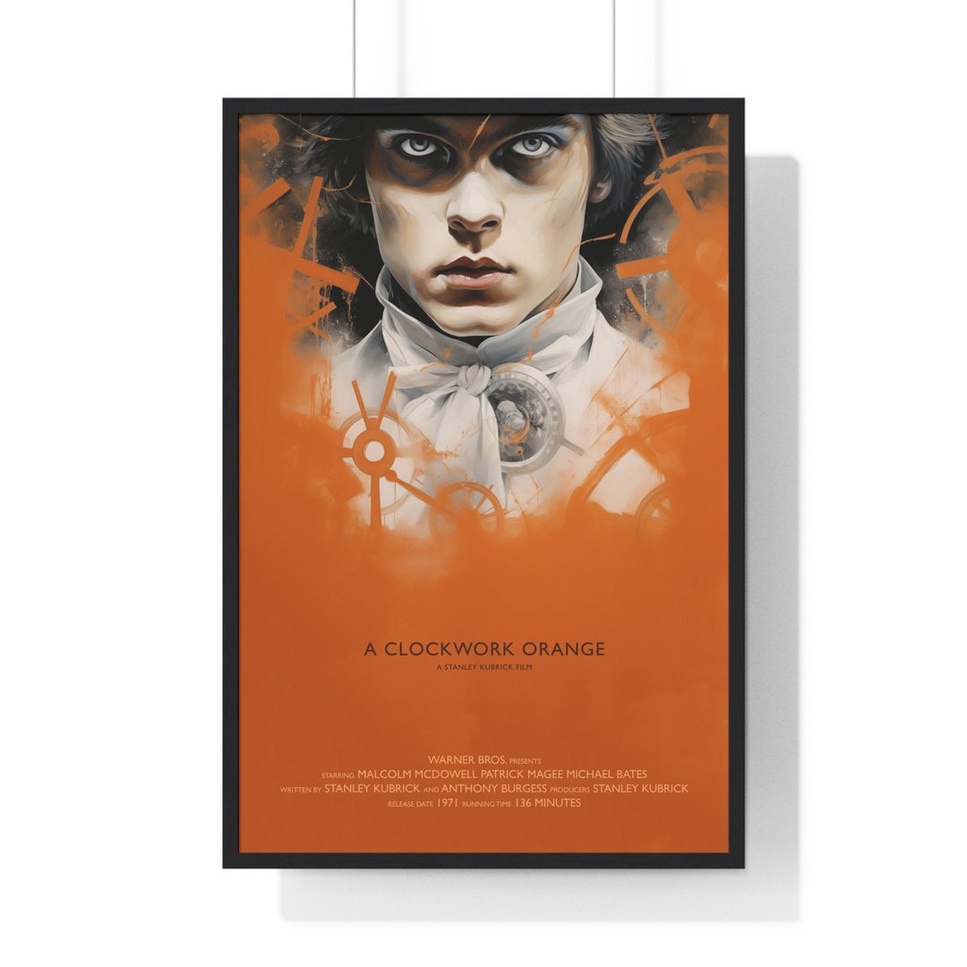 A Clockwork Orange Movie Poster, Printable Wall Art, Art Print Download ...