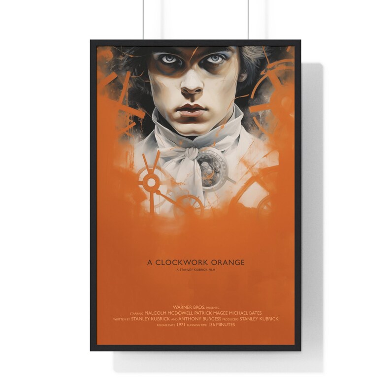A Clockwork Orange Movie Poster, Printable Wall Art, Art Print Download ...