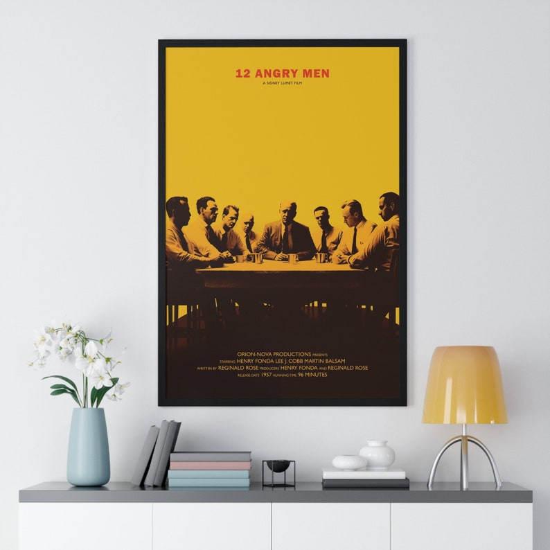 12 Angry Men Movie Poster, Printable Wall Art, Art Print Download ...