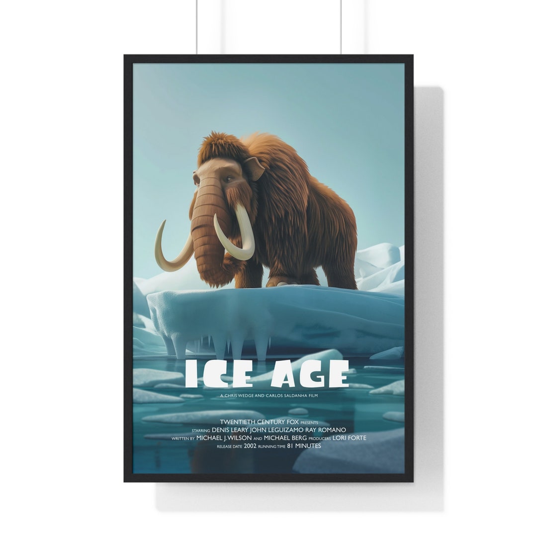 Ice Age Movie Poster , Printable Wall Art, Art Print Download ...