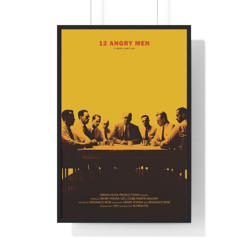 12 Angry Men Movie Poster, Printable Wall Art, Art Print Download ...