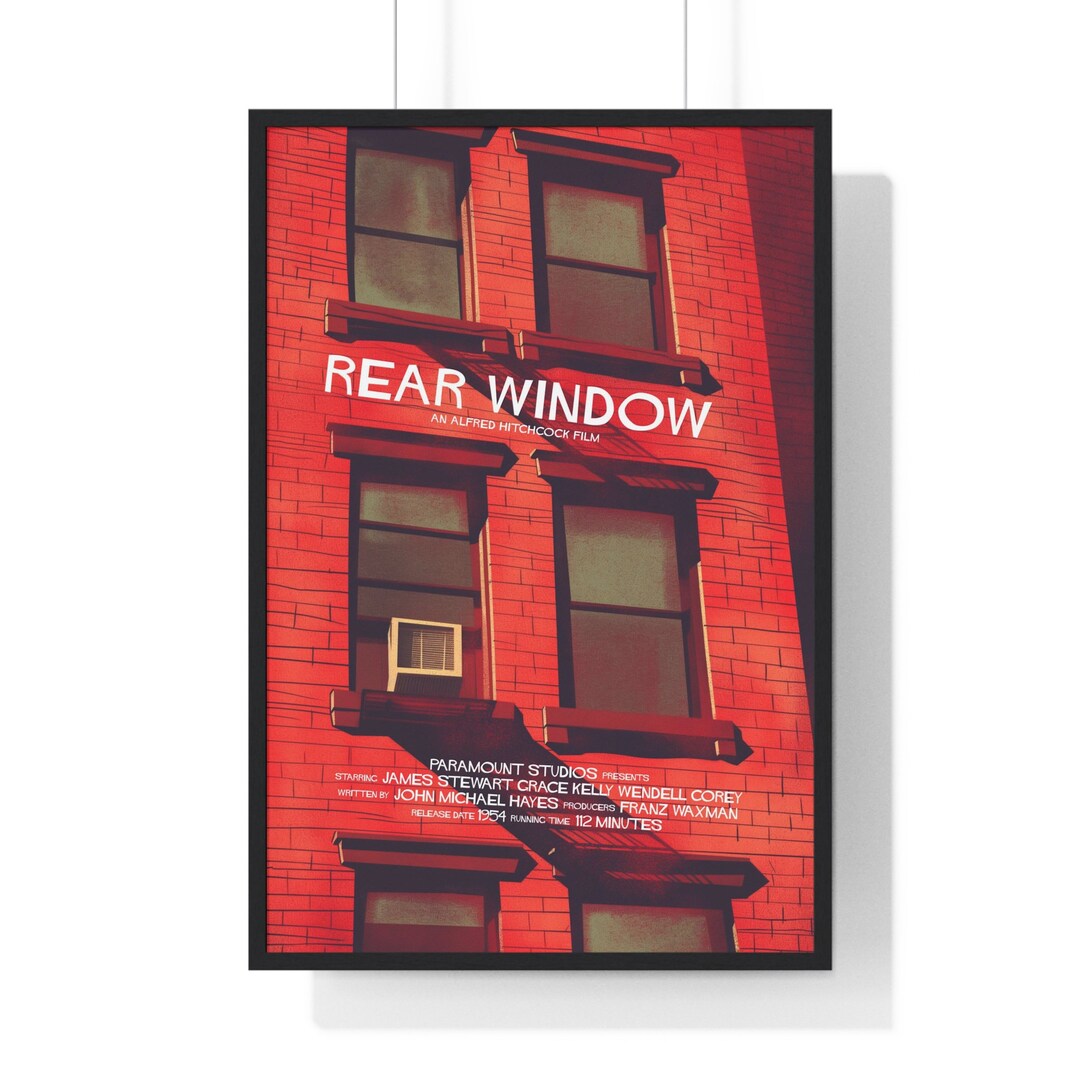 Rear Window Movie Poster, Alfred Hitchcock, Printable Wall Art ...