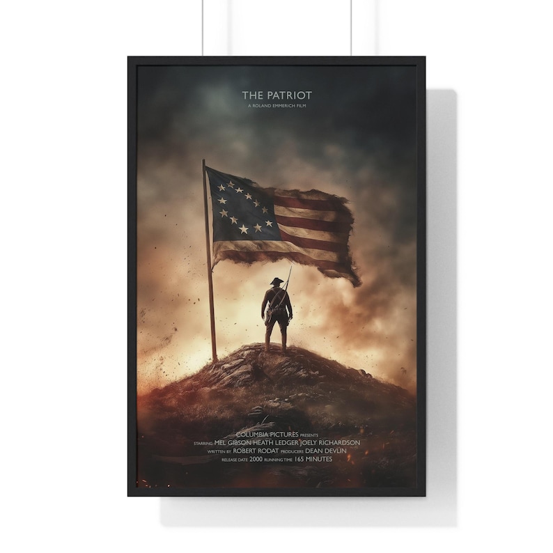 The Patriot Movie Poster, Printable Wall Art, Art Print Download ...