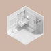 Bathroom - Voxel Model for 3D Print and Gaming, STL File, OBJ File, VOX ...