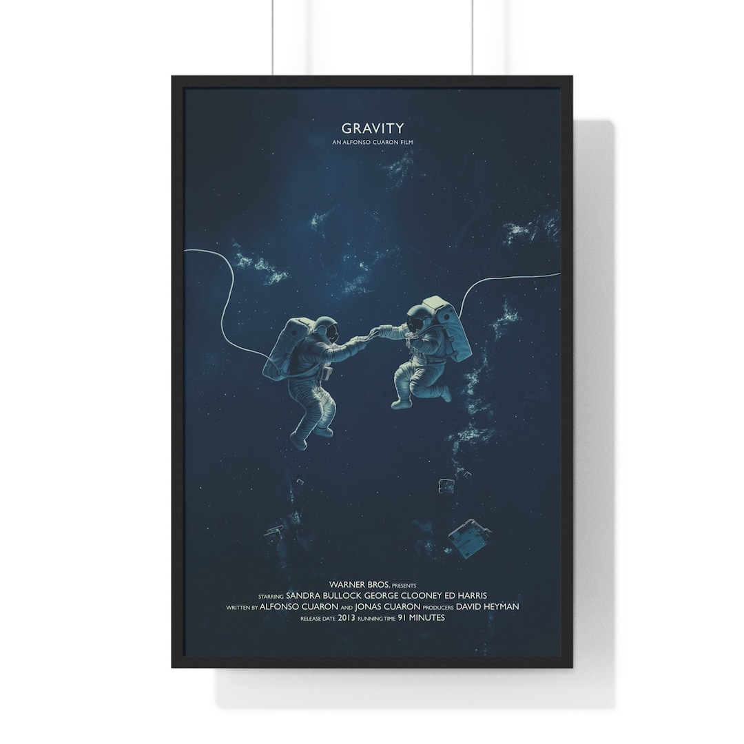 Gravity Movie Poster, Cult Movies, Printable Wall Art, Art Print ...