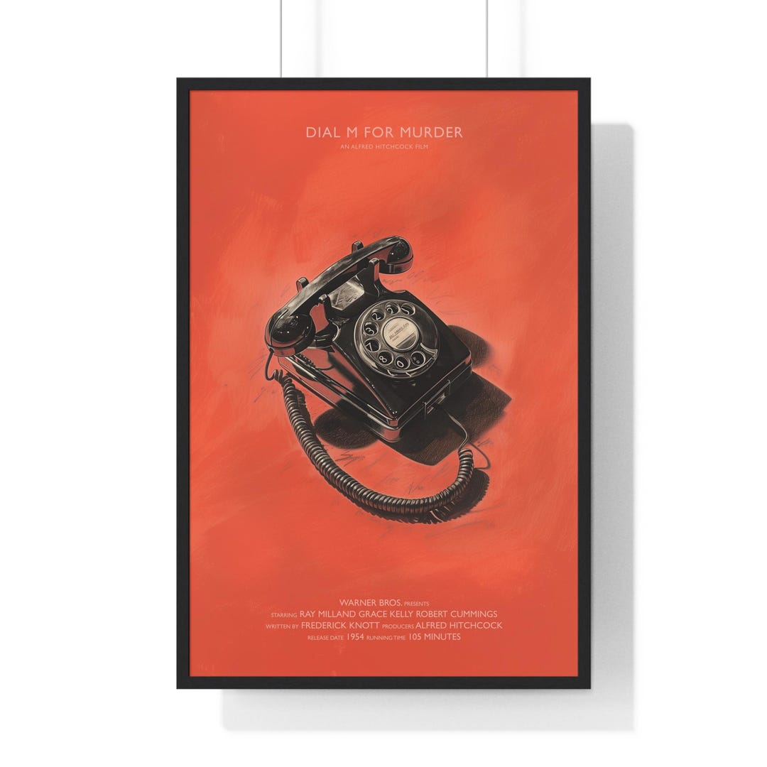 Dial M for Murder Movie Poster , Printable Wall Art, Art Print Download ...