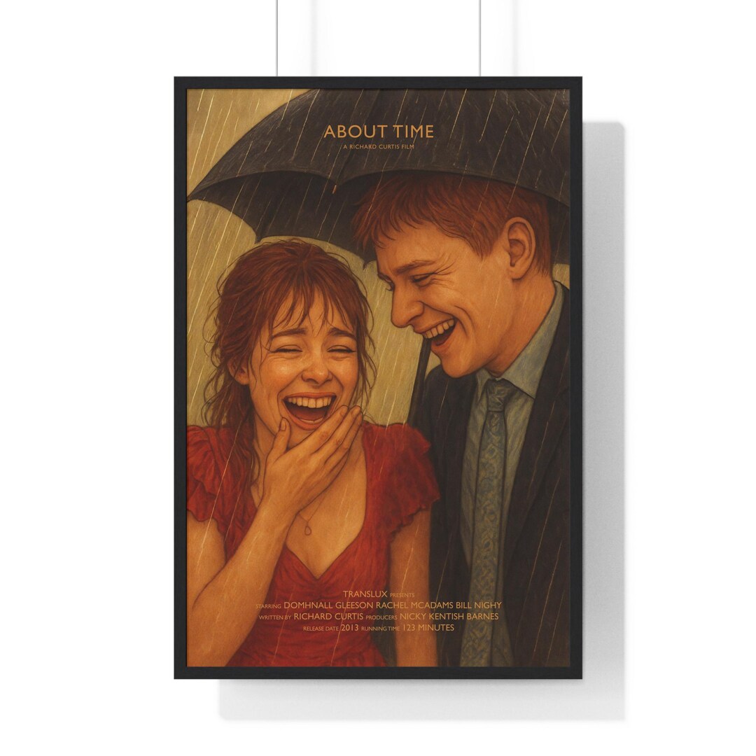 About Time Movie Poster Digital Minimalist, Cult Movies Printable Wall ...