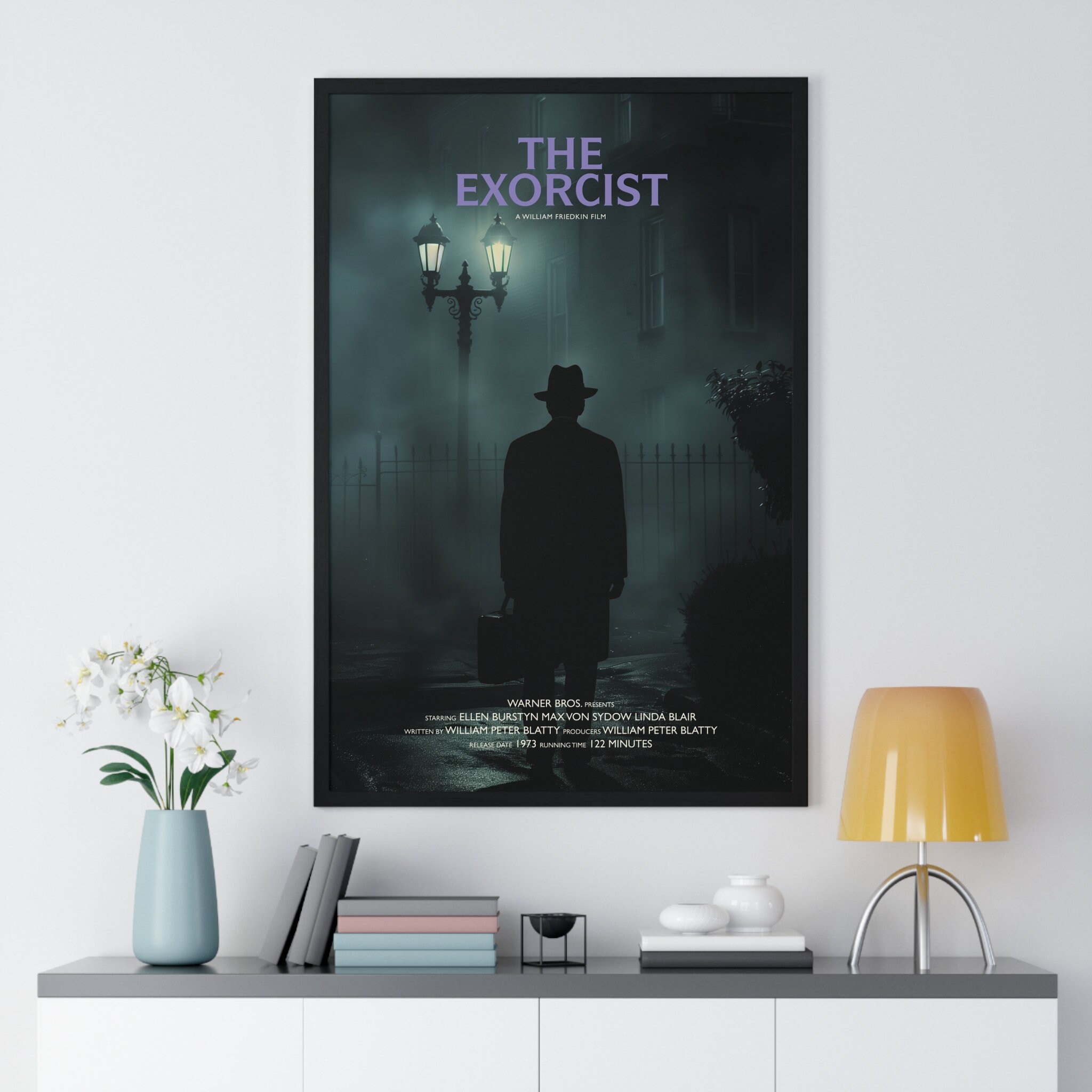 The Exorcist Movie Poster Digital Minimalist, Cult Movies Printable ...