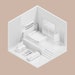 Living Room and Bedroom - Voxel Model for 3D Print and Gaming, STL File ...