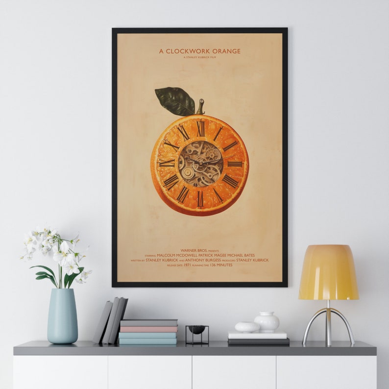 A Clockwork Orange Movie Poster, Printable Wall Art, Art Print Download ...