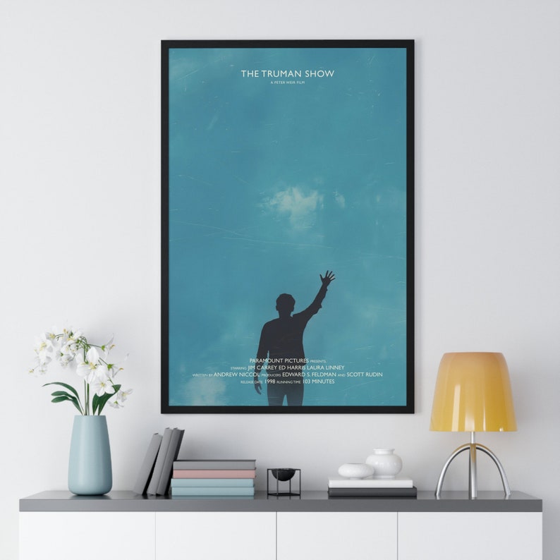 The Truman Show Movie Poster, Cult Movies, Printable Wall Art, Art ...
