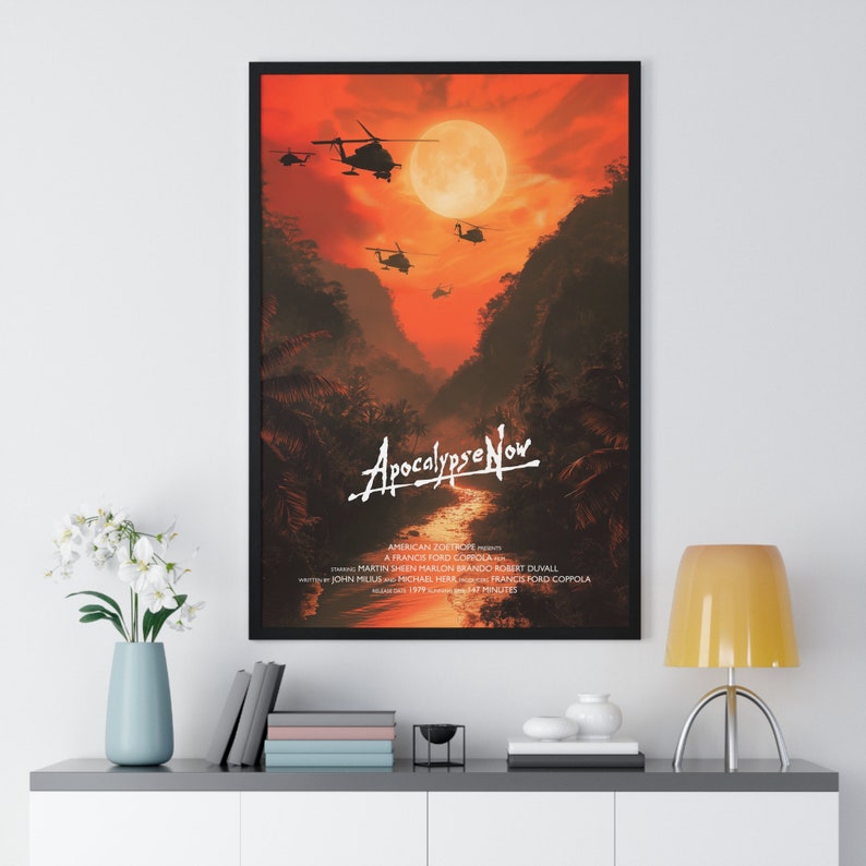 Apocalypse Now Movie Poster, Cult Movies, Printable Wall Art, Art Print ...