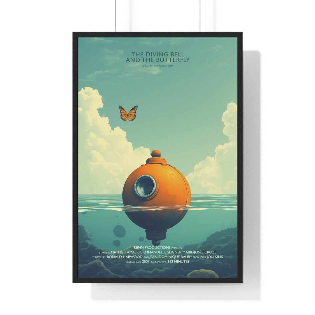 The Diving Bell and the Butterfly Movie Poster (le Scaphandre Et Le ...