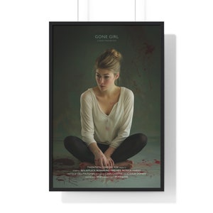 Gone Girl Movie Poster Digital Minimalist, Cult Movies Printable Wall ...