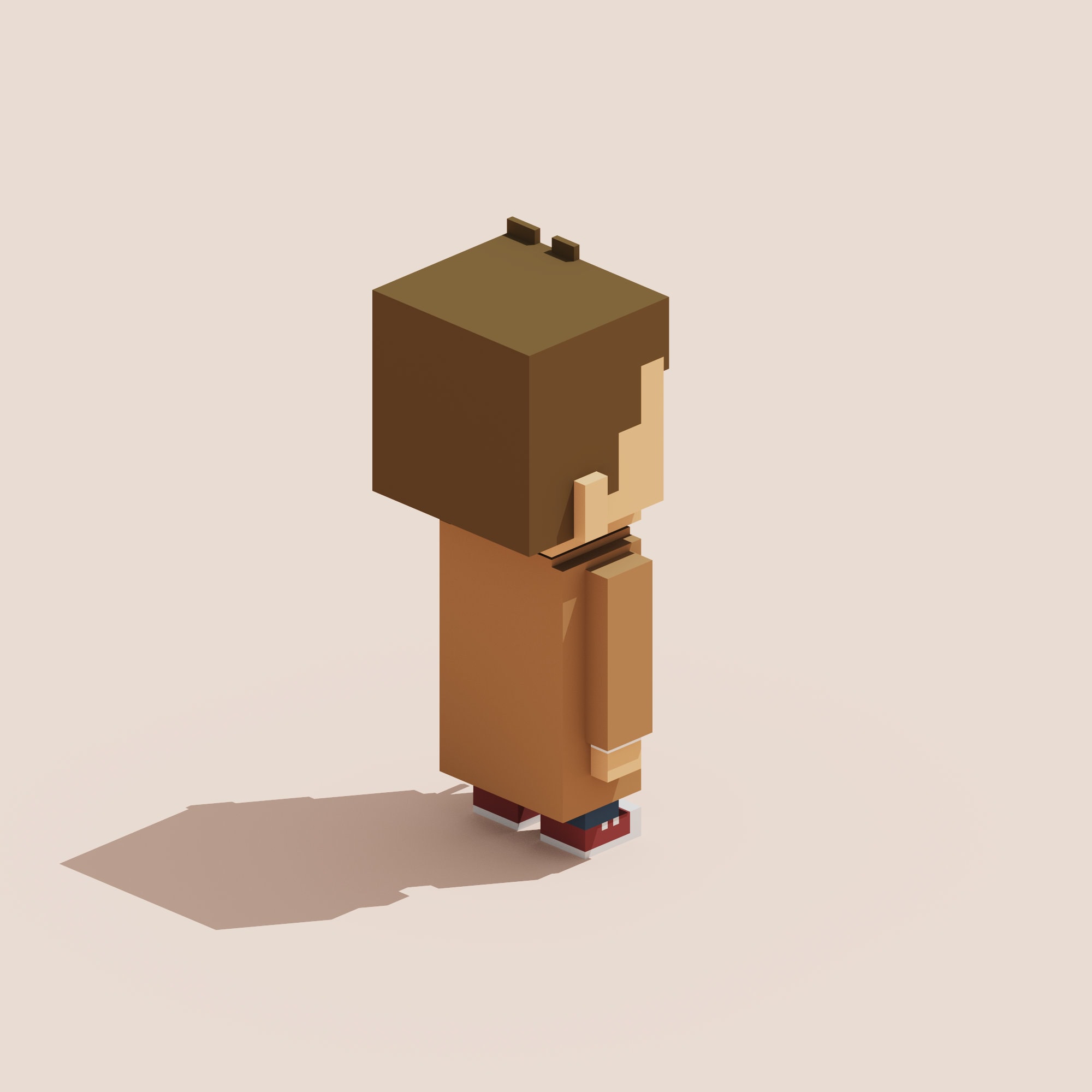 3D David Tennant Doctor Who Voxel Model for 3D Print and Gaming, STL ...