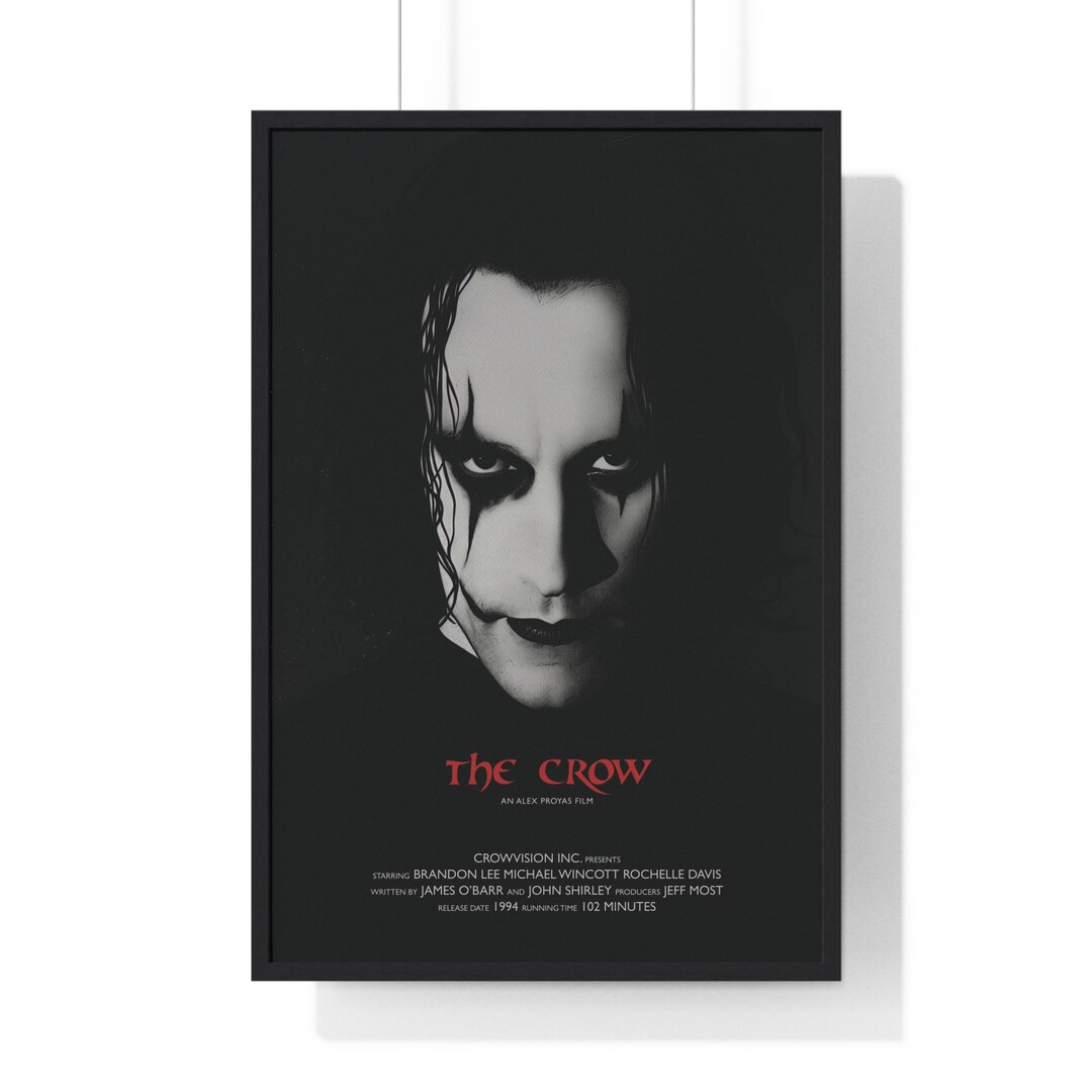 The Crow Movie Poster, Eric Draven Poster, Printable Wall Art, Art ...