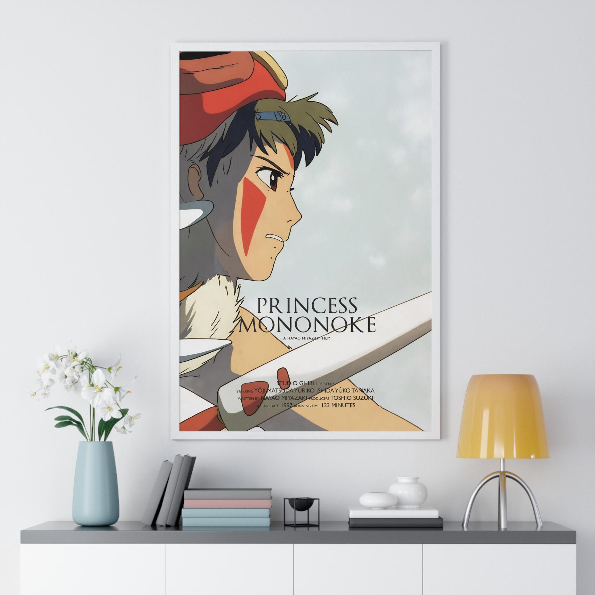 Princess Mononoke Movie Poster Digital Minimalist, Cult Movies ...