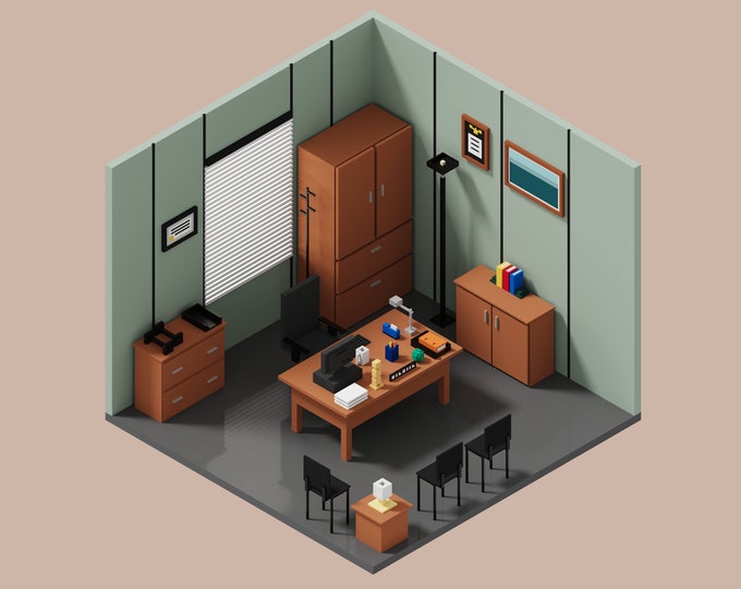 3D Dust 2 Map Voxel Model, Counter Strike Global Offensive - Voxel ...