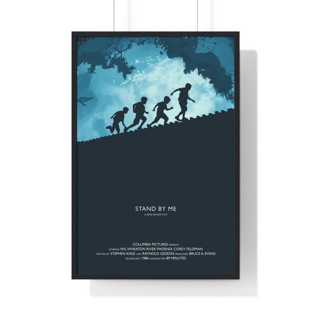 Stand by Me Movie Poster, Cult Movies, Printable Wall Art, Art Print ...