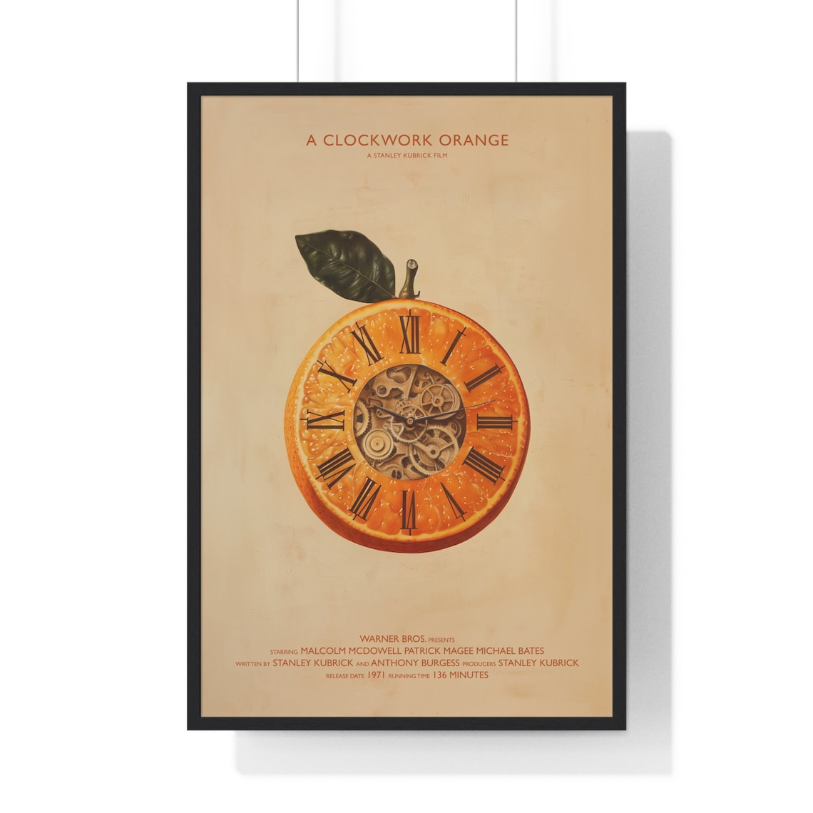 A Clockwork Orange Movie Poster, Printable Wall Art, Art Print Download ...