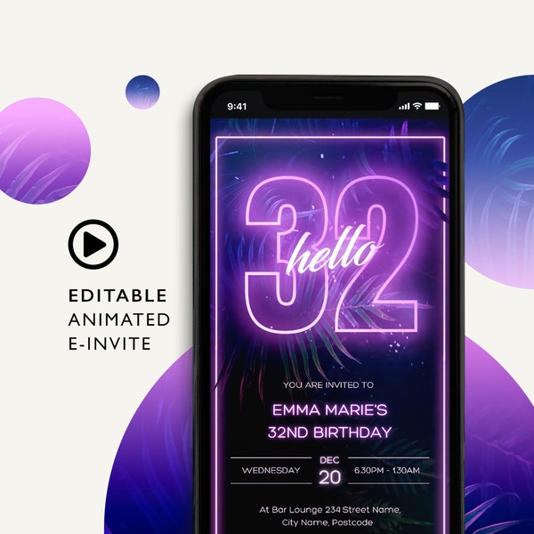 32nd Birthday - Etsy